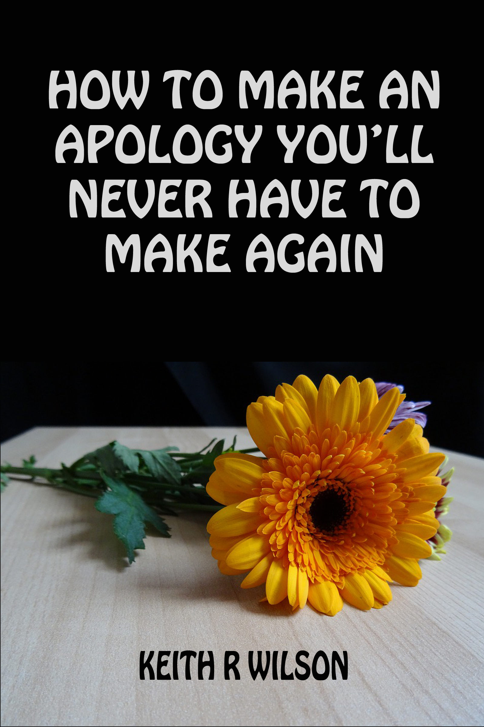 How to Make an Apology You’ll Never Have to Make Again – Keith Wilson ...